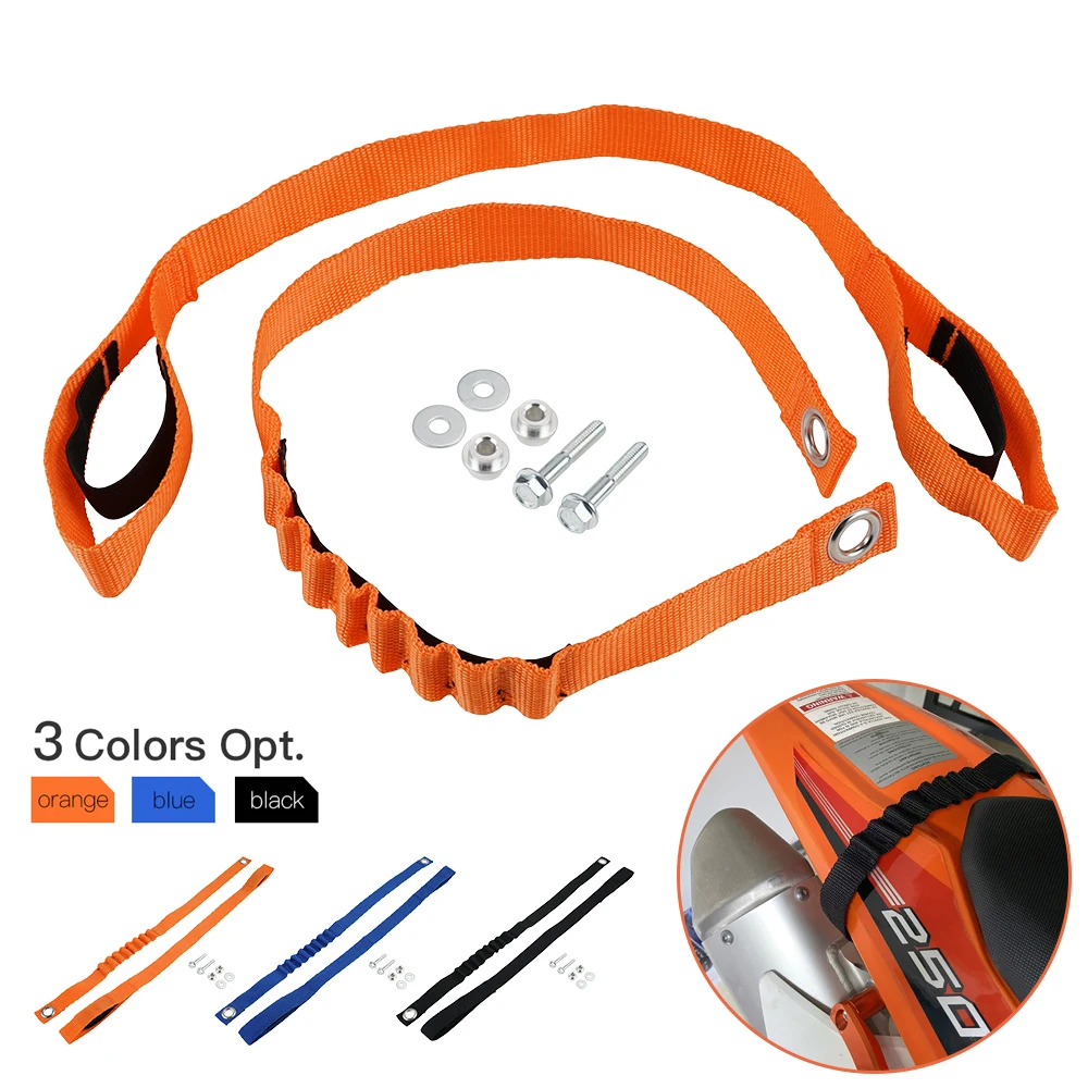 Front Rear Holding Strap Lift Handle Tear Resistant For KTM 125 500 EXC ...
