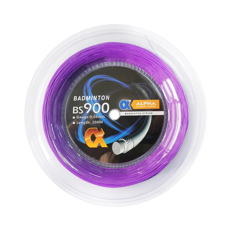 Alpha-Badminton-Racket-String-200m-Reels-Elasticity-0-68mm-Durability ...