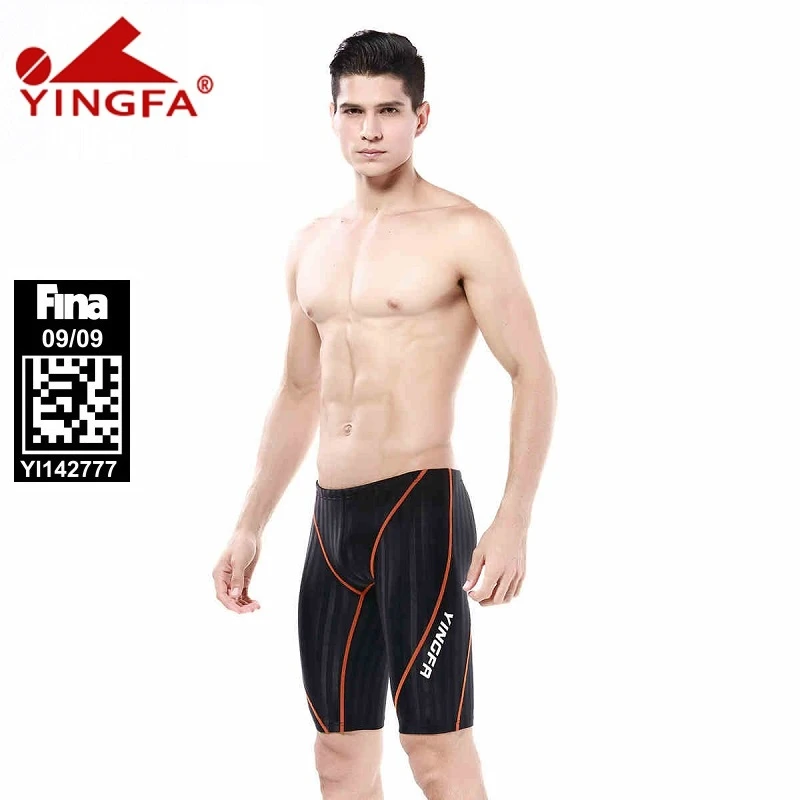 Yingfa FINA Jammer Waterproof Chlorine Resistant Competitive Swimwear ...