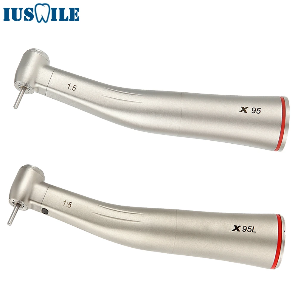 Push Button 1:5 Increasing High Speed Dental Contra Angle Handpiece X95 ...