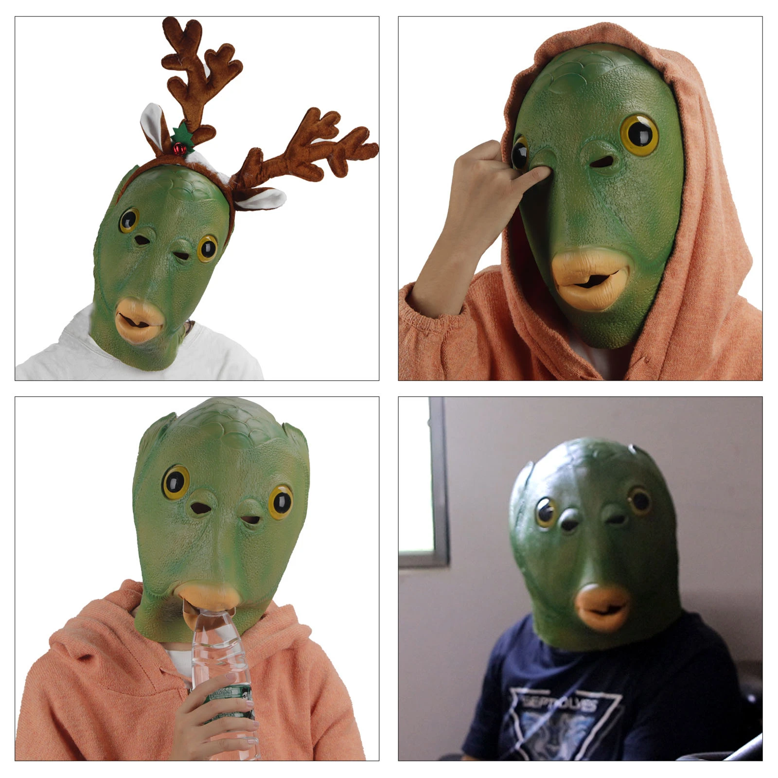 Waylike Halloween Party Cosplay Grappige Halloween Latex Leuke ...