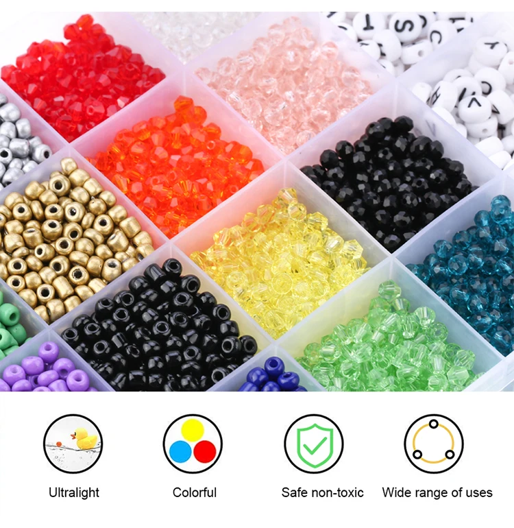 Jewelry making & craft beads in assorted sizes shapes and colors Seed ...