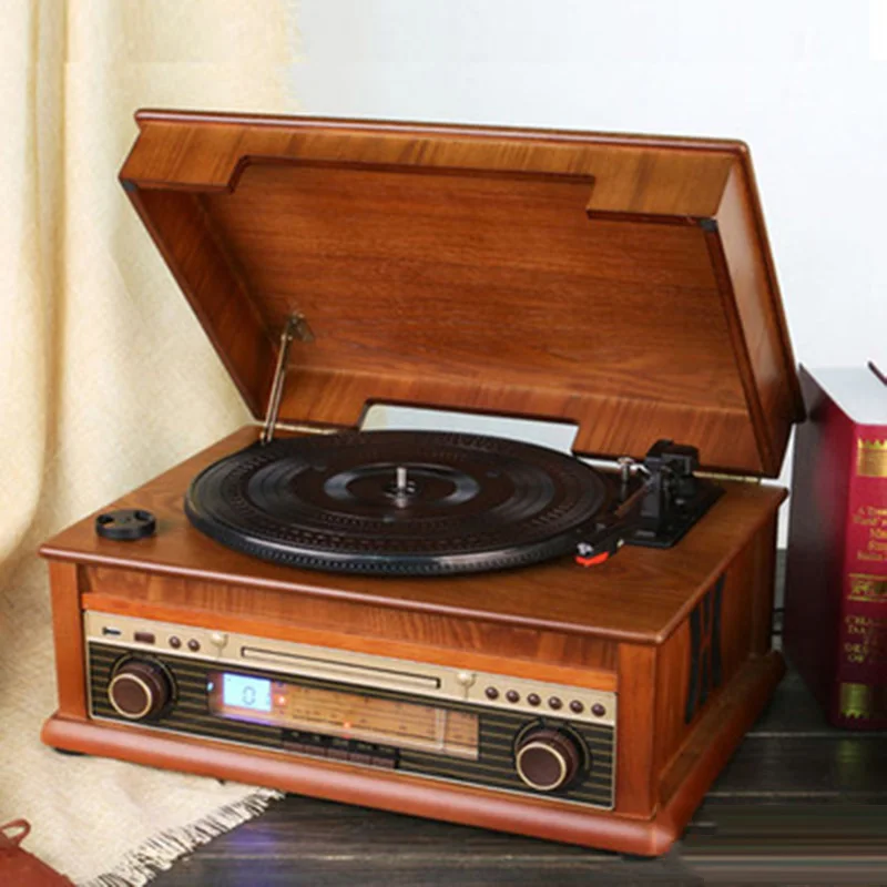 Old Vinyl Record Player