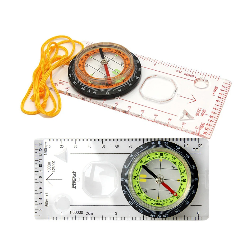 Professional-Portable-Magnifying-Compass-Baseplate-Ruler-Map-Scale ...