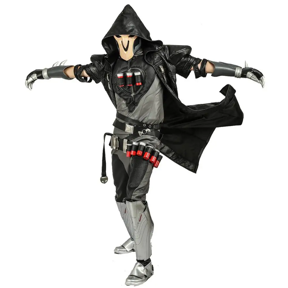 Anime Overwatch Reaper Cosplay Costume - AllCosplay.com