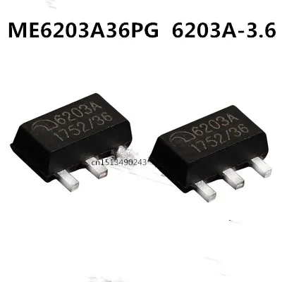 Original New 20pcs/ Me6203a36pg 3.6v Sot89 6203a-3.6 - Transistors ...