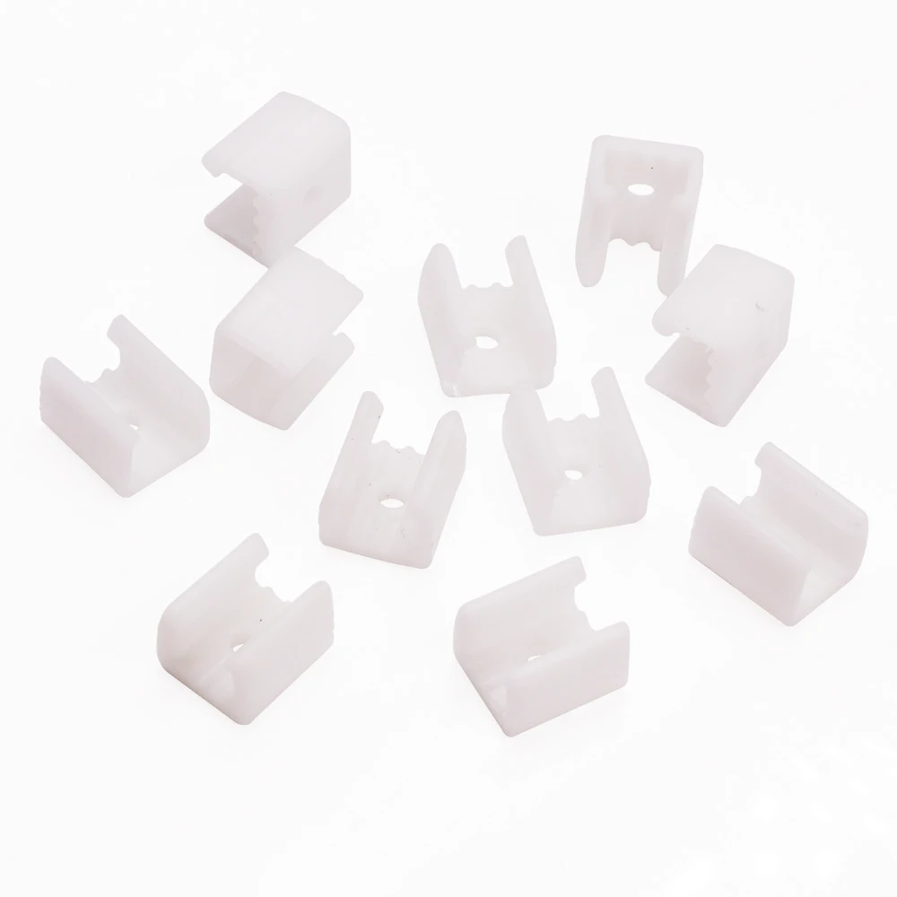 100pcs Clip LED Fixing ABS Mounting Clips For 6x12mm 8x16mm 5V 12V 24V ...