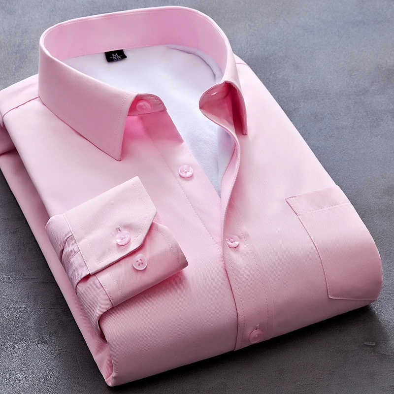 Осень-зима Для мужчин флис теплая рубашка большого размера мужские ...