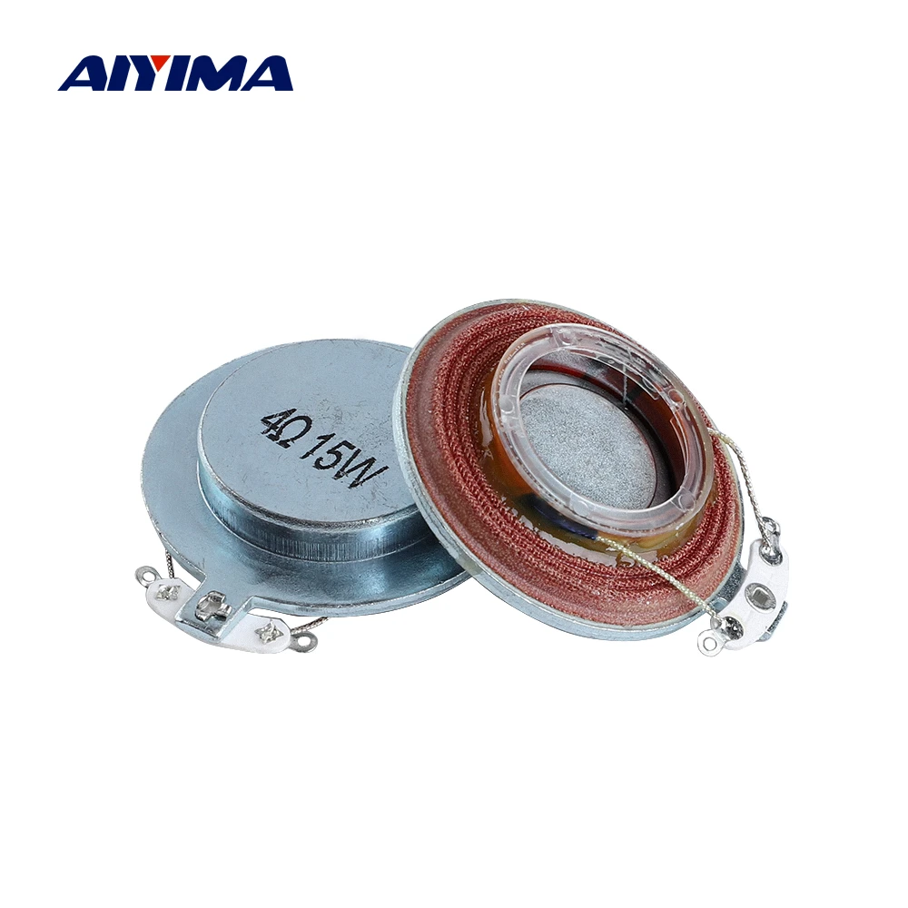 AIYIMA 2pcs Audio Speakers 35/44mm Plane Vibration Speaker Resonance Speaker 15W 4 ohms DIY For ...