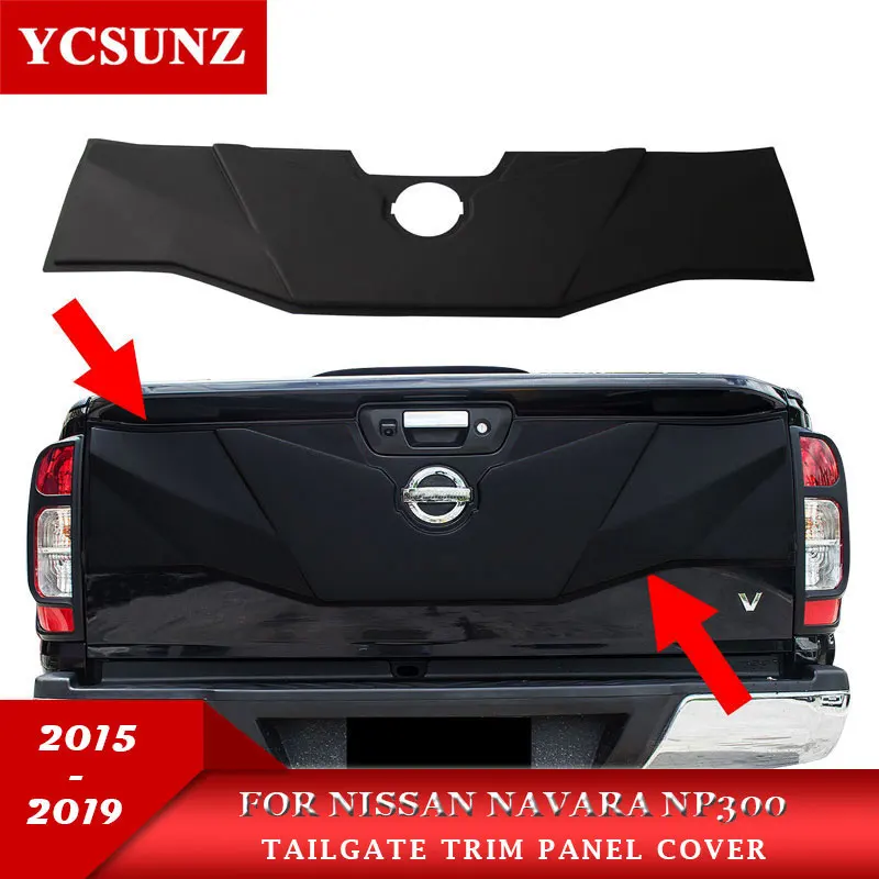 For Nissan Navara Np300 2015-2019 Tailgate Trim Panel Cover Suitable ...