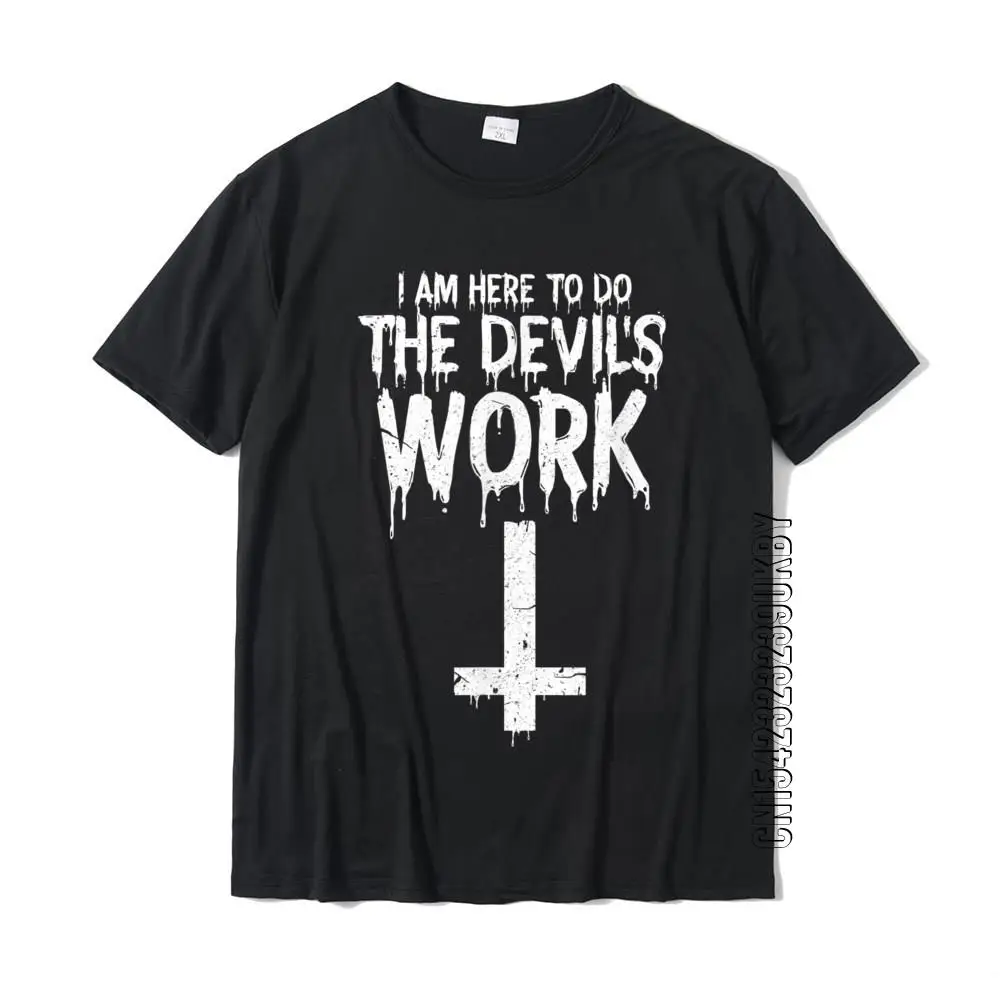 I-Am-Here-To-Do-The-Devils-Work-Shirt-Funny-Satanic-T-Shirt-Cotton-Tops ...