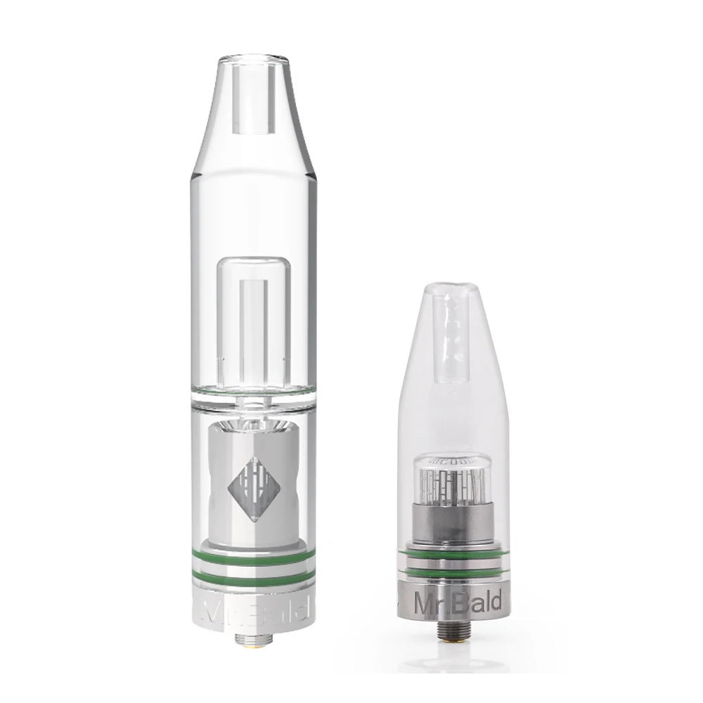 Longmada Electronic Cigarette Dry Herb Atomizer Crystal Whole Quartz ...