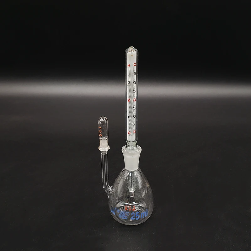 Lab-25ml-50ml-Glass-pycnometer-ball-shape-gravity-bottle-picknometer ...