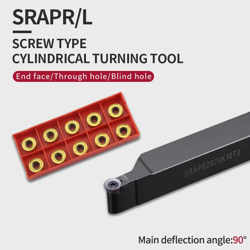 Srapr1616h08 Srapr2020k10 Srapr2525m10 External Turning Tool Holder ...