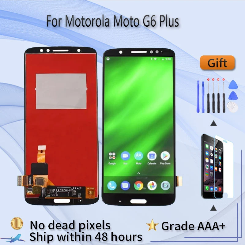 LCD para Motorola MOTO G6 Plus pantalla LCD de repuesto con reparación ...