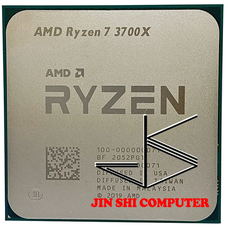 Amd ryzen 7 3700x r7 3700x 3.6 ghz processador cpu de oito núcleos ...