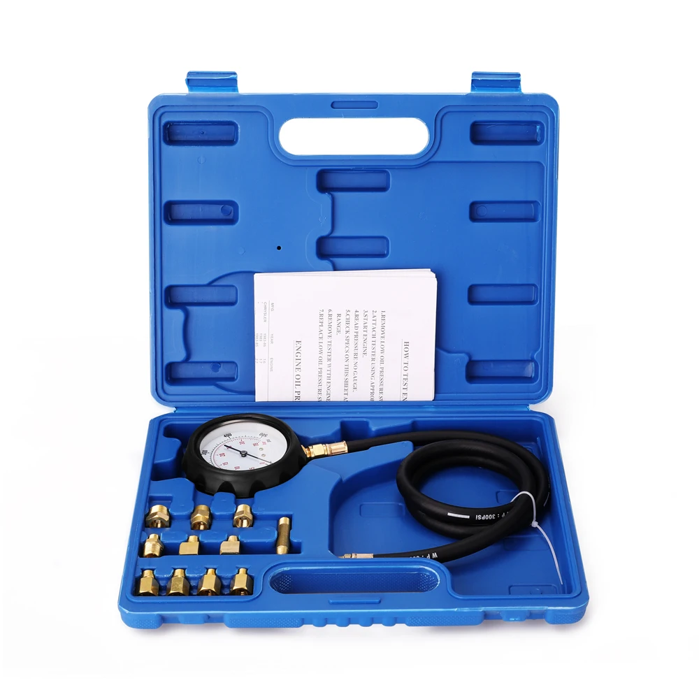 Automatic Oil Pressure Tester Gauge Diagnostic Test Kit 0-500psi ...