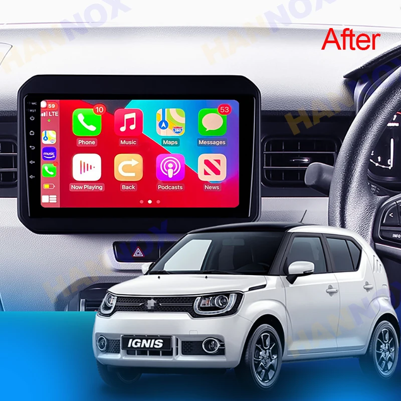 6g+128gb Android 12 Dvd Player For Suzuki Ignis 2016-2021 Gps ...