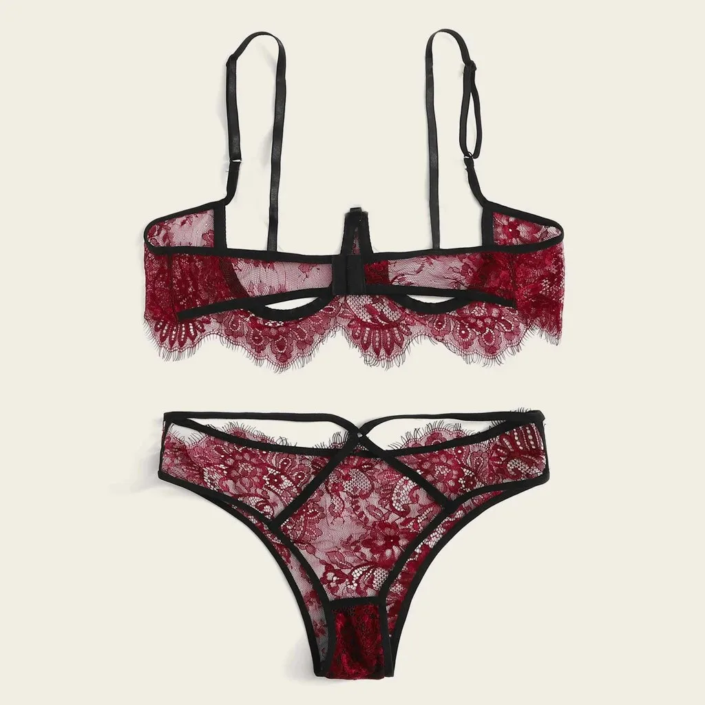 Conjuntos exóticos glamurosos de Bielizna, ropa interior Sexy de encaje ...