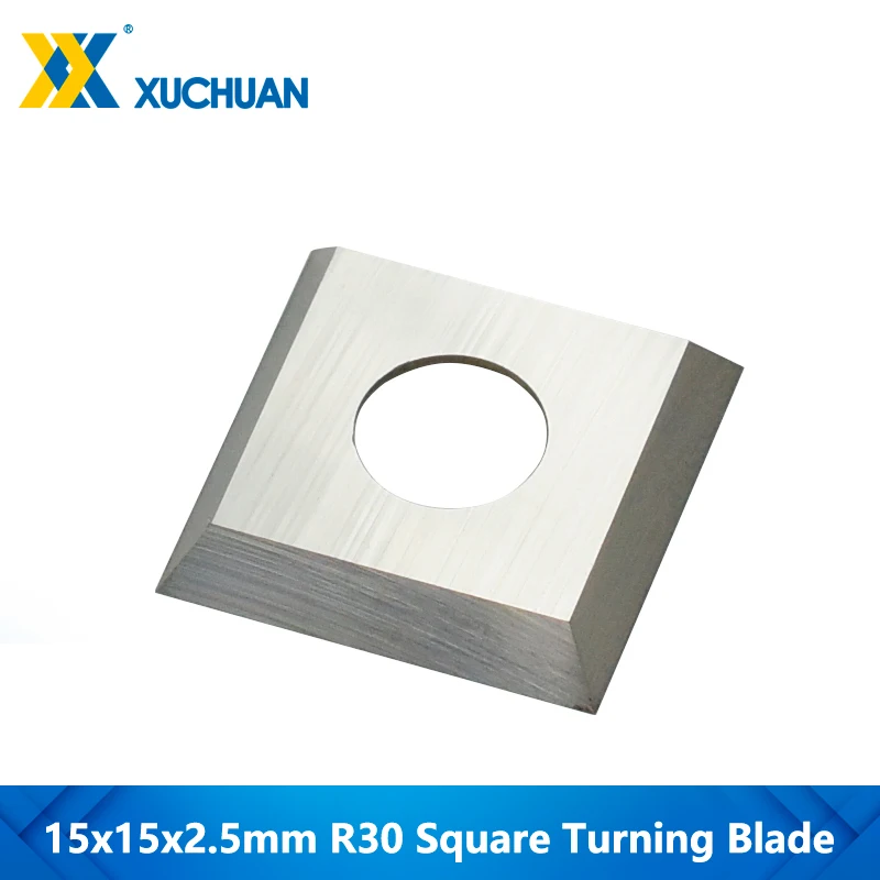 4-Edge Square Round Edge Blades 1pcs 2" Face Radius Carbide Helical ...