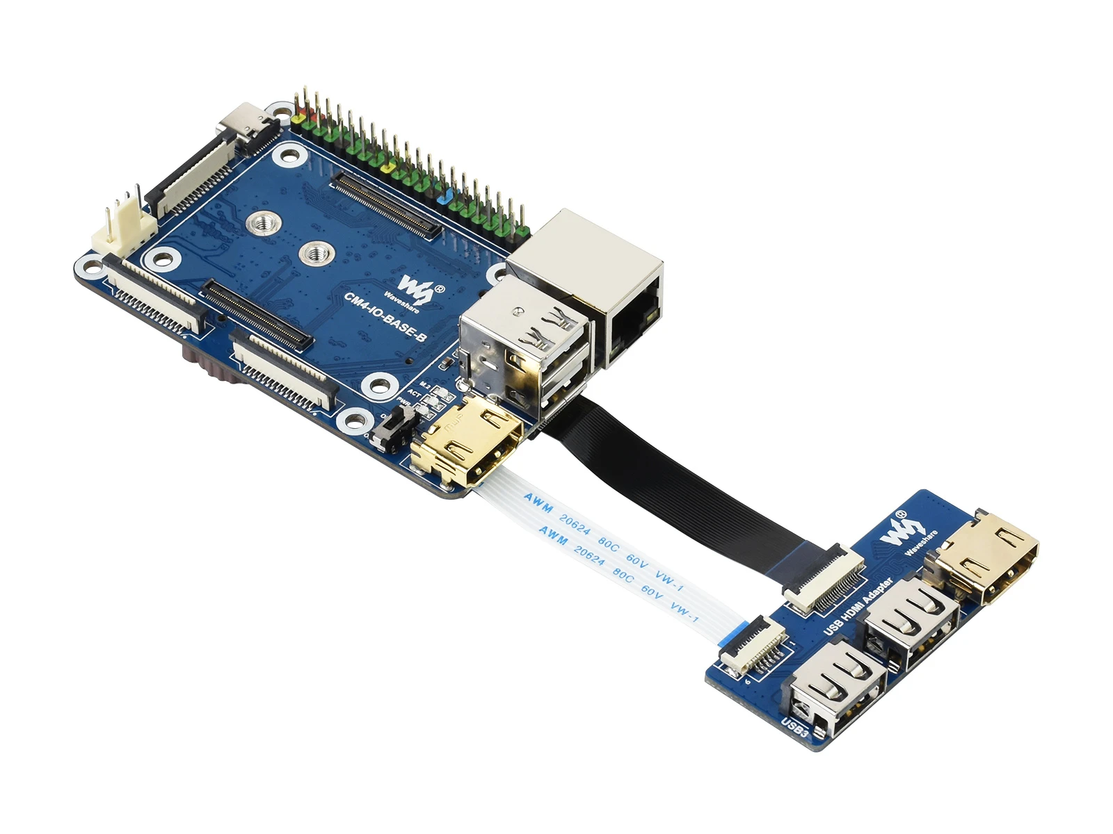 waveshare Original Raspberry Pi Compute Module 4 IO Board for All ...