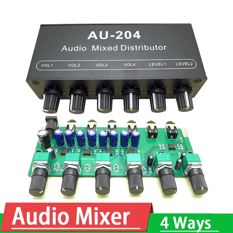 Stereo-Signal-audio-Mixer-Distributor-Board-for-headphone-Power ...
