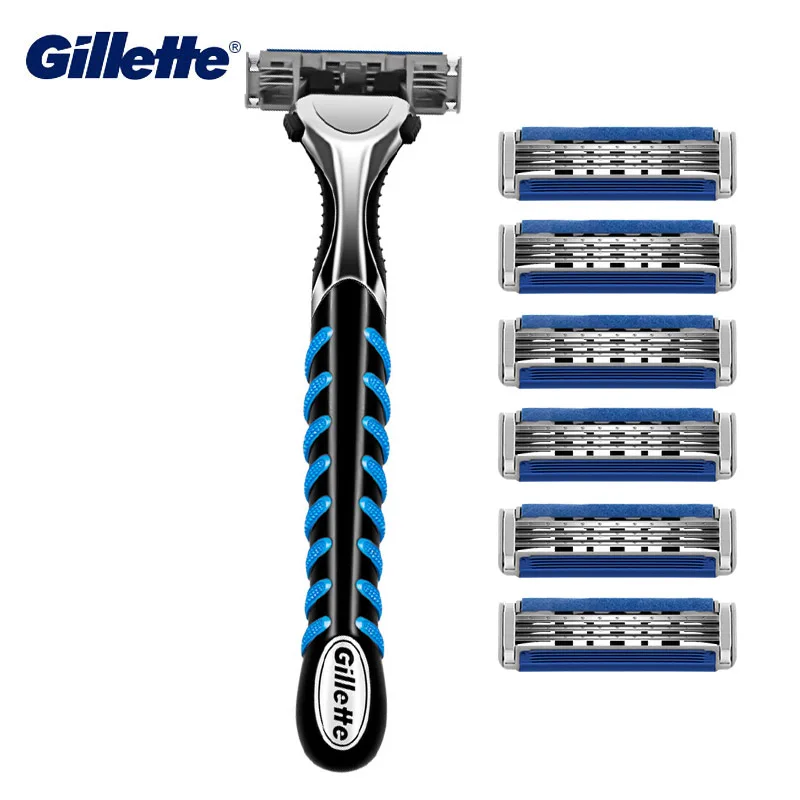 Gillette Sensor Excel Men's Razor Blades Double Edges Replacement Heads ...
