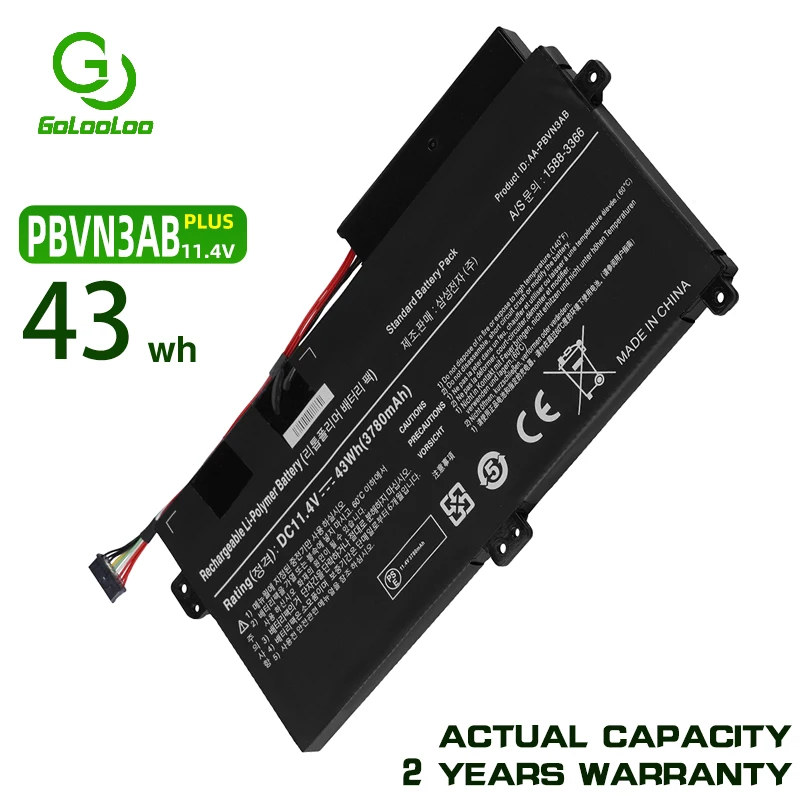 43Wh AA-PBVN3AB Laptop Battery For Samsung NP370R4E NP370R5E NP370R5V ...
