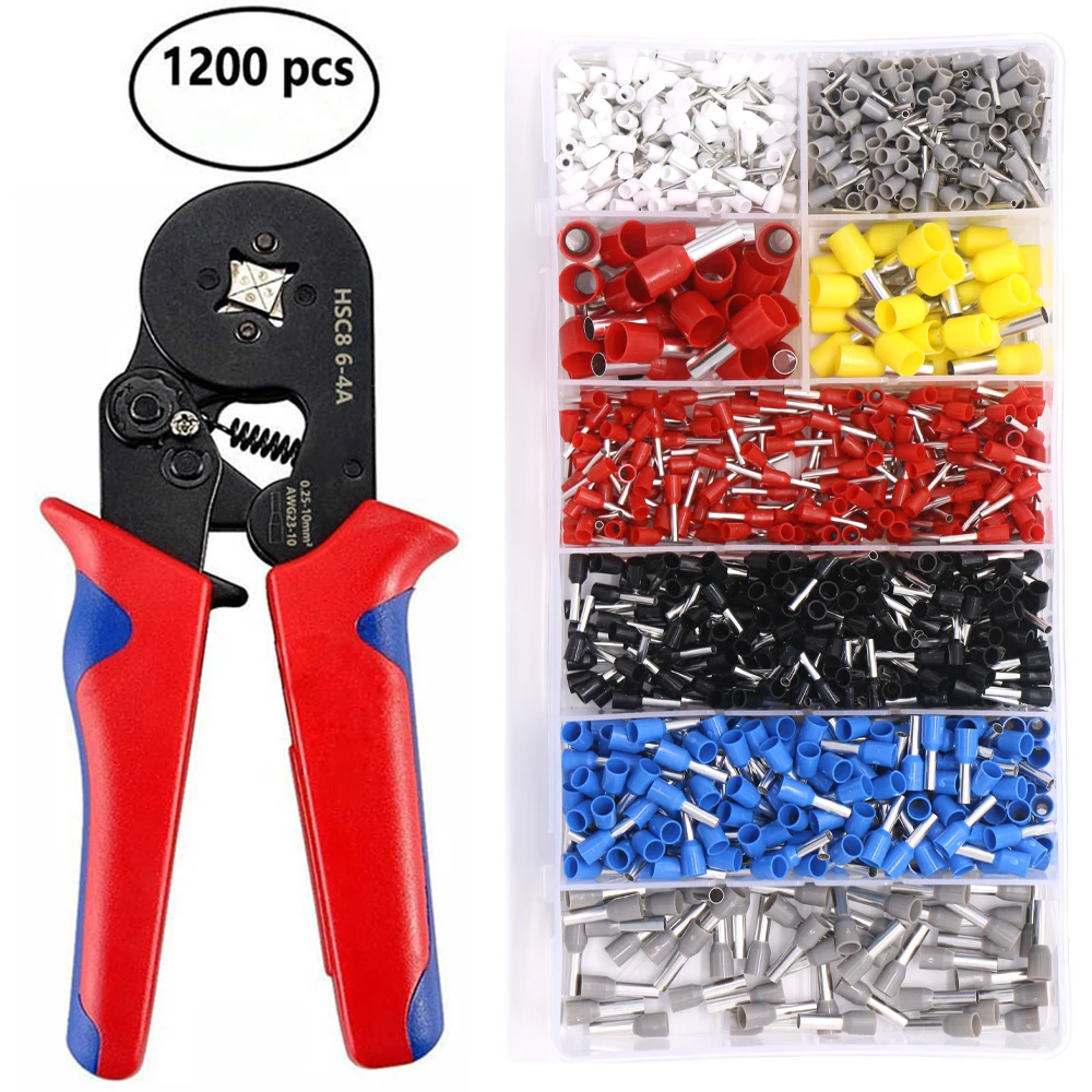 1200PCS-sets-Wire-Ferrules-Uninsulated-Crimp-Pin-Terminal-Kit-for ...