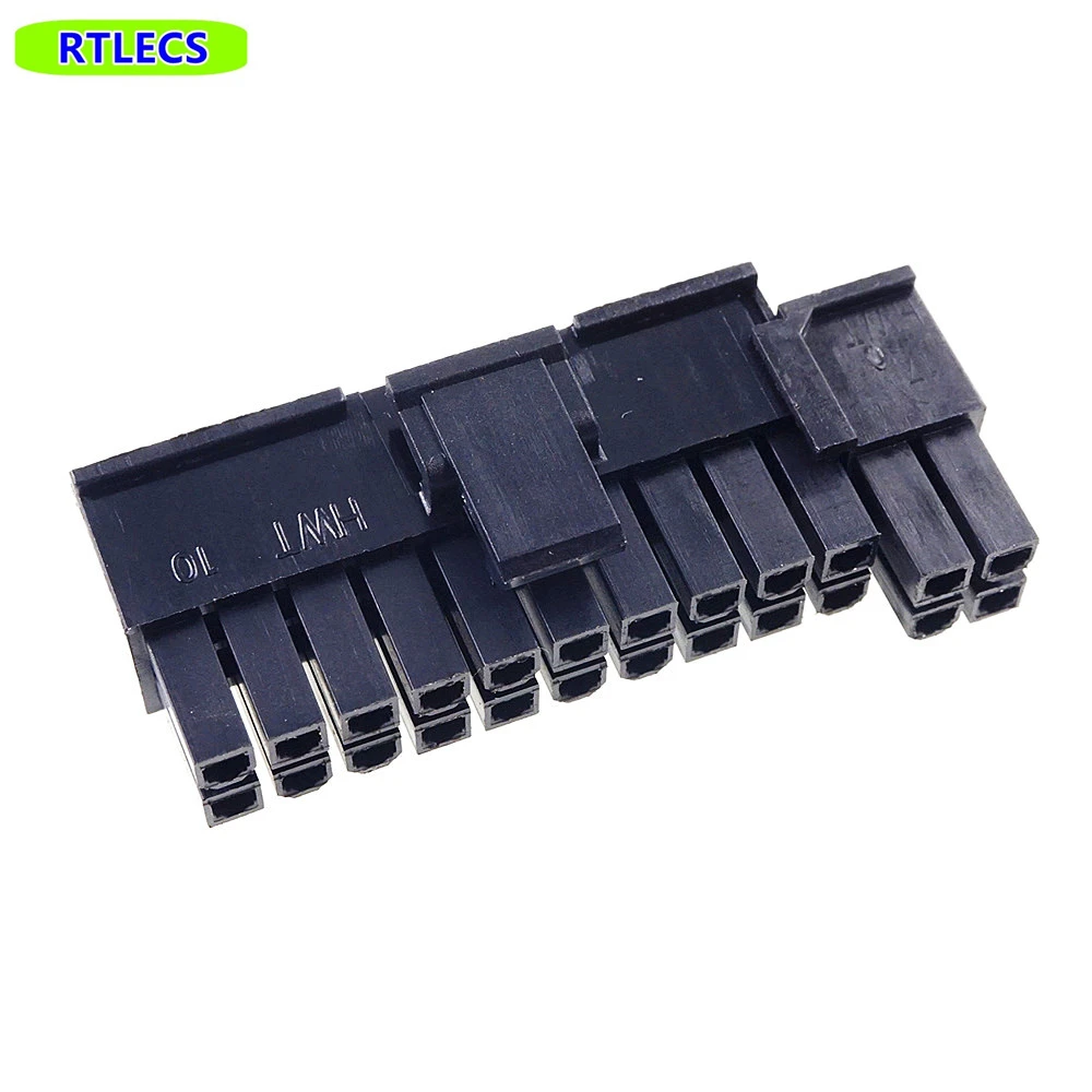 5Pcs 5557 4.2 mm 24 pin ( 20 + 4) Position Male Housing Plug Computer ...