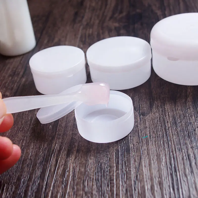 10pcs 5g/20g/30g/50g Empty White Plastic PP Cosmetic Jars Skin care ...