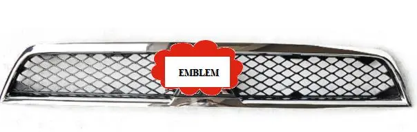 Front Bumper CHROME Grille WITH EMBLEM 7450A093 For Mitsubishi Lancer ...