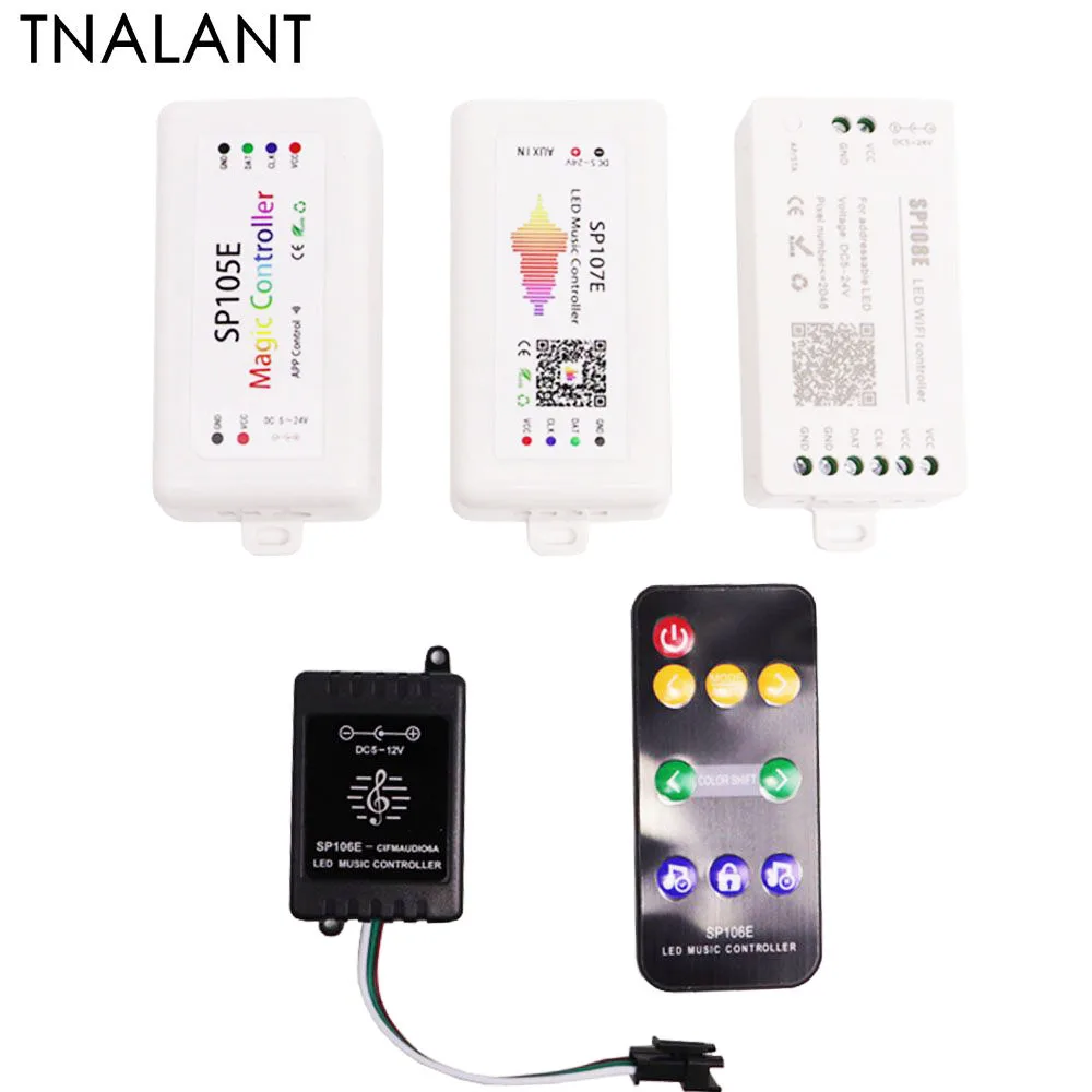 WS2812B-Pixel-Led-Strip-Lights-Controller-Bluetooth-WIFI-Music-Smart ...