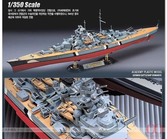 Battleship Bismarck Model
