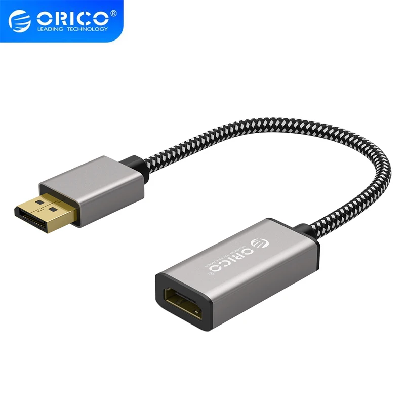 Orico 디스플레이 포트 Hdmi 호환 Vga Dvi 어댑터 컨버터 Dp 케이블 맥북 에어 프로젝터 모니터용 케이블 길이
