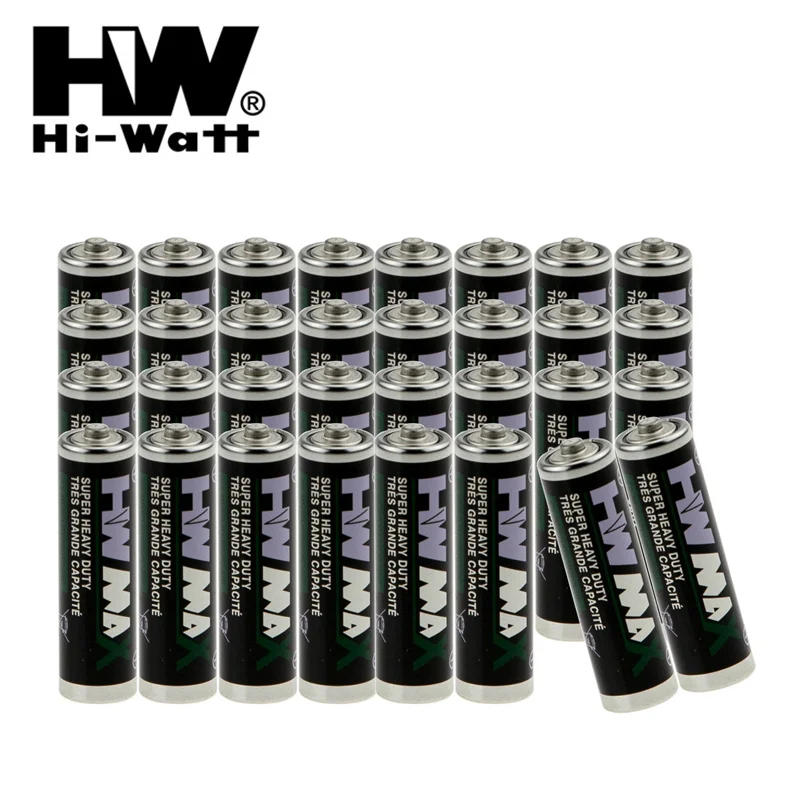 Hi-Watt AA Battery R6P Dry Battery Super Heavy Duty 2A Batteries 1.5V ...