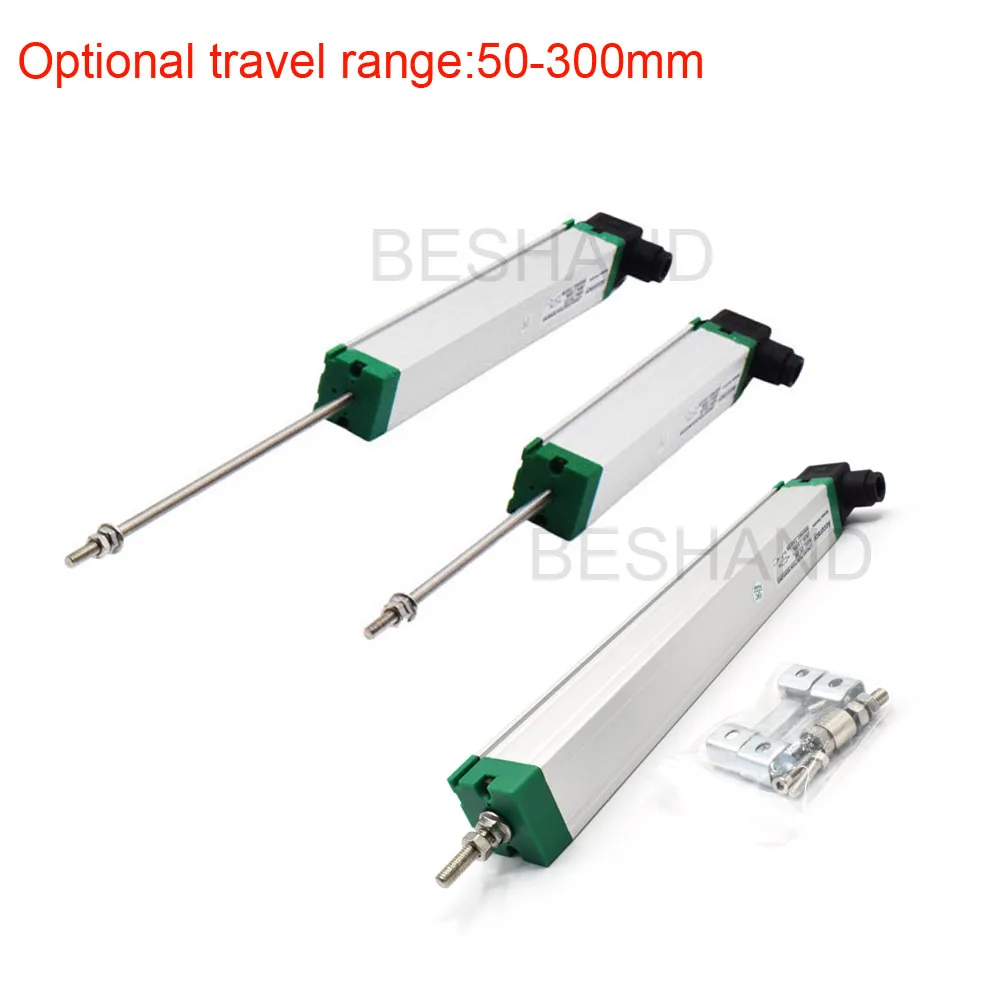 50-300mm-Travel-Stroke-Linear-Position-Sensors-Linear-Displacement ...