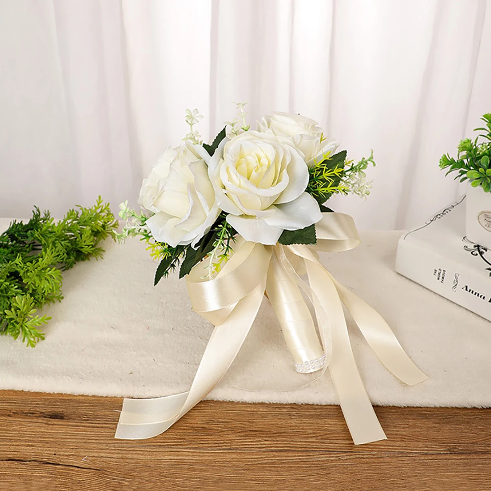White Silk Wedding Flowers