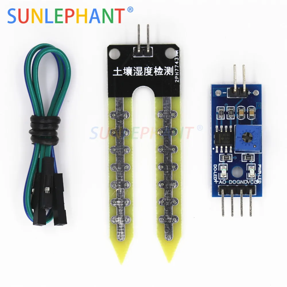 Electronics Soil Moisture Hygrometer Detection Humidity Sensor Module ...