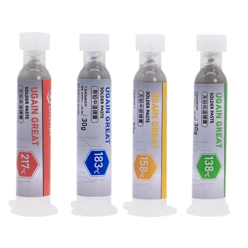 BGA-Tin-Solder-Paste-Lead-free-Syringe-Liquid-Flux-Melting-Point-183 ...