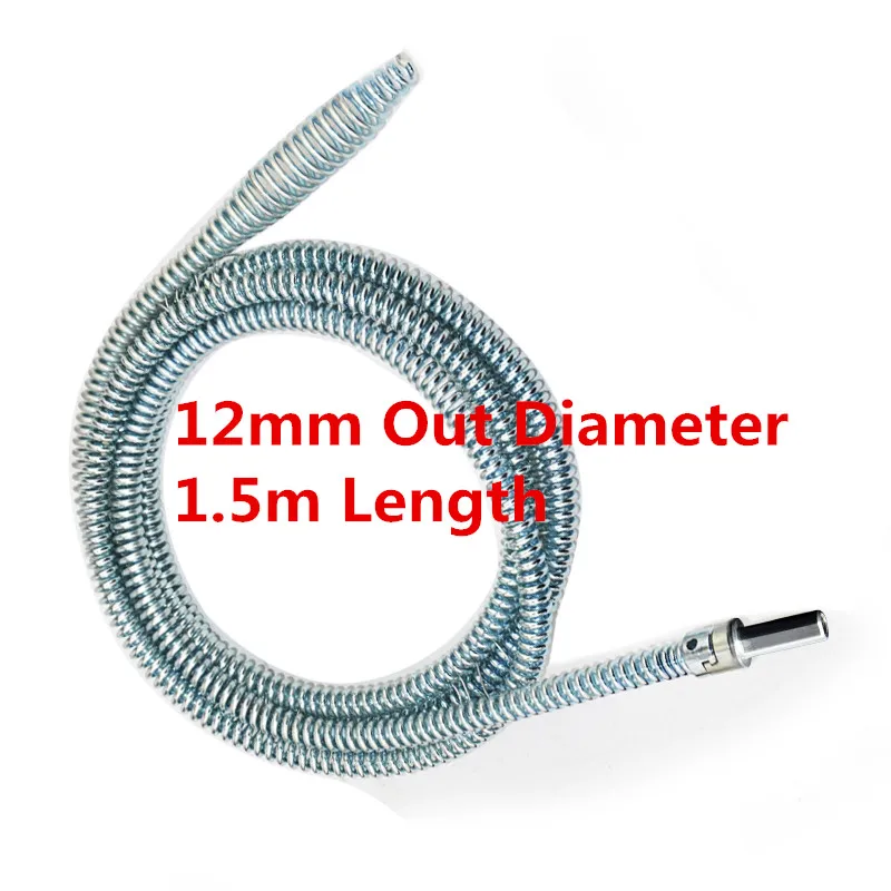 1pcs*1.5m Long Kitchen Toilet Flexible Drain Bending Pipe Cleaner ...