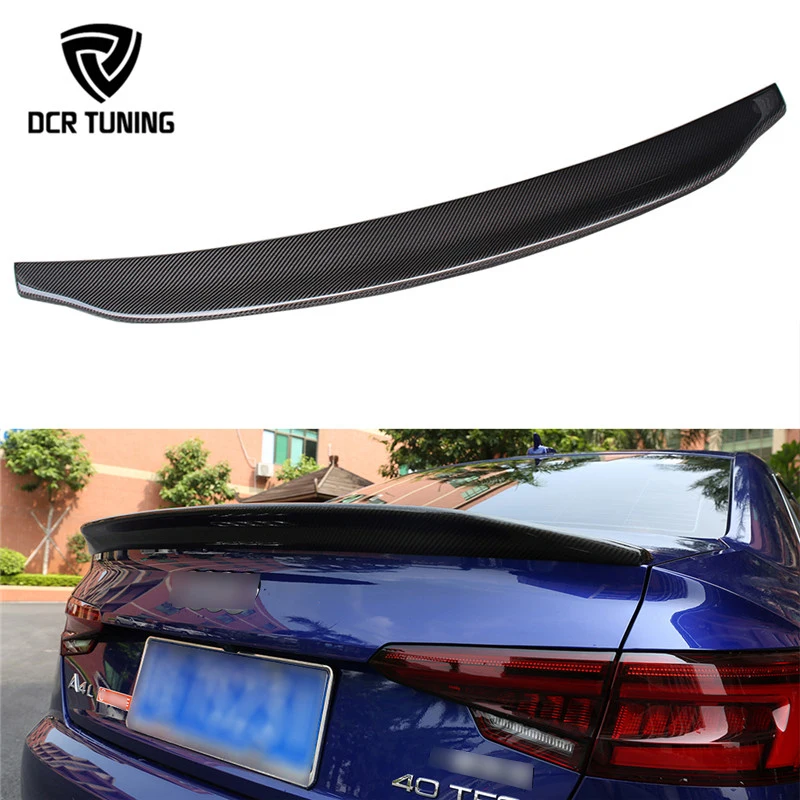 Für Audi A4 B9 Spoiler 2016 UP Carbon Spoiler Hinten Heckspoiler Carbon ...