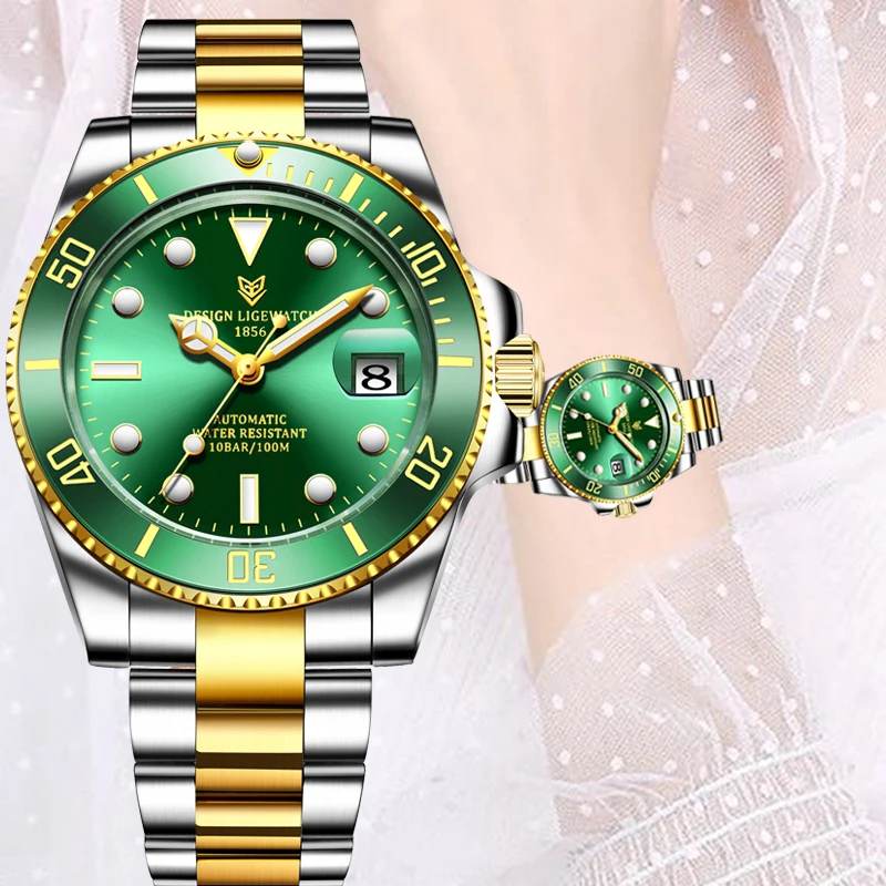 LIGE-Luxury-Top-Brand-Women-Automatic-Watch-Woman-Mechanical-Watches ...