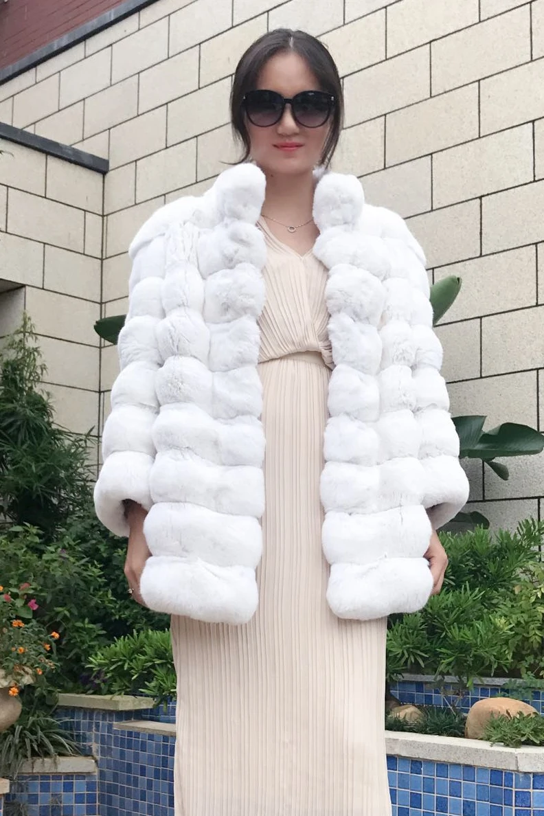 White Chinchilla Coat