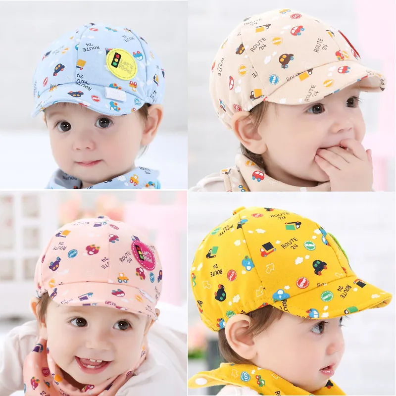 Neue Kinder Kleinkind Baby Hut Weiche Nette Drucken Mode Baseball Cap ...
