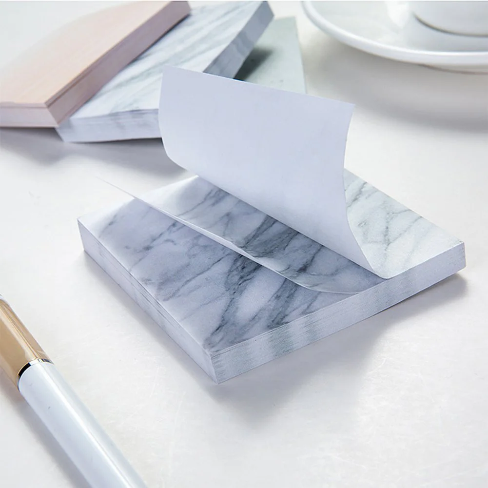 Mini Marble Texture Bookmark Memo Message Flags Sticky Note Stationery ...