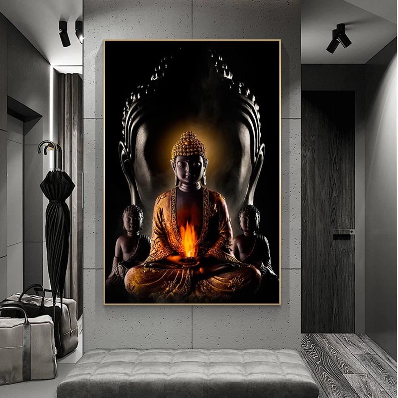 God Buddha Canvas Art Buddhism Posters Canvas Painting Posters And ...