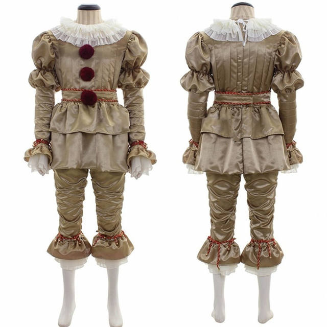 FREE SHIPPING Movie It: Chapter Two Pennywise Cosplay Costume Clown ...