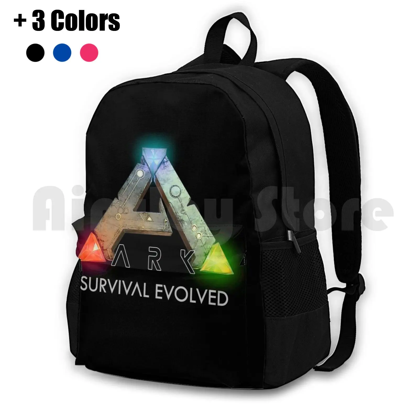 Ark Survival Evolved 야외 하이킹 배낭 라이딩 등산 스포츠 가방 로고 Ark Survive Evolve ...