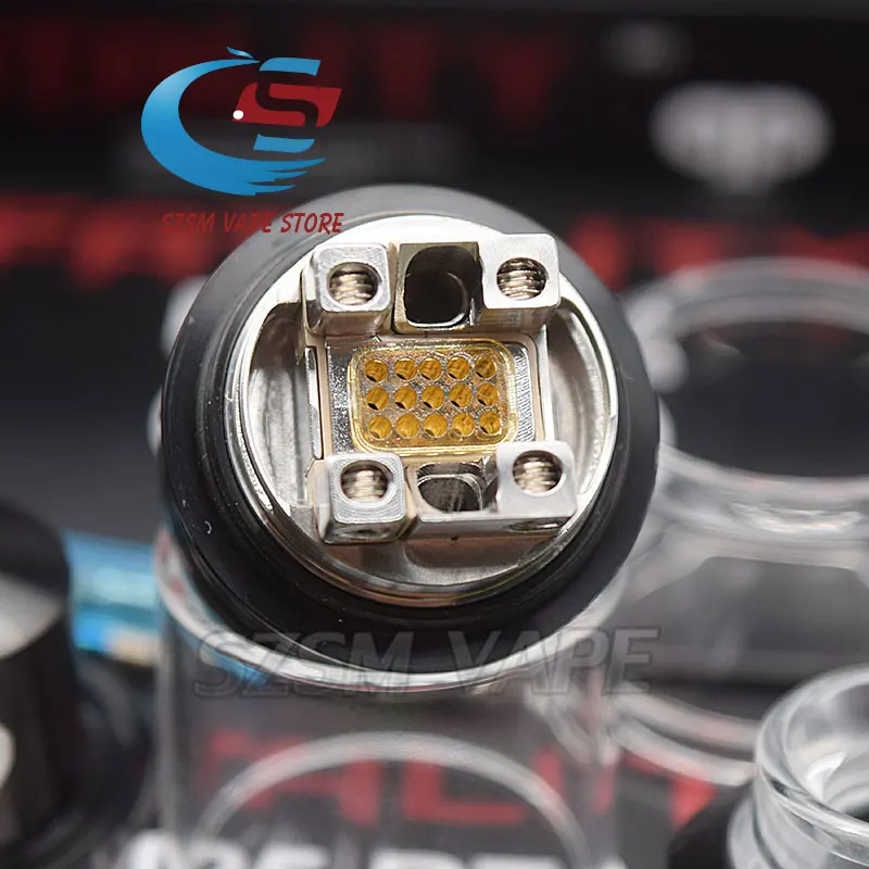 QP Designs Fatality M25 RTA tank 25mm 4ml/ 5ml dual single coil 810 ...